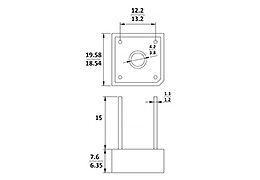 Schéma zapojení Kbpc1010 pro různé aplikace