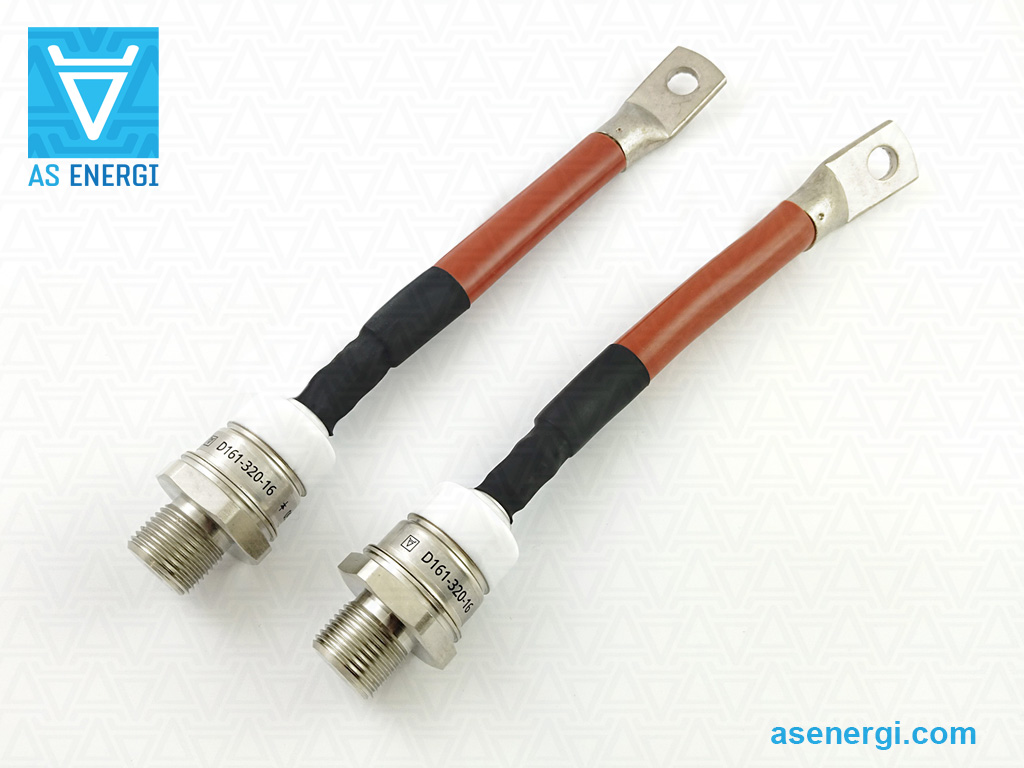 Diode 150A, 160A (300V–1600V), stud type D151-160 – AS Energi India