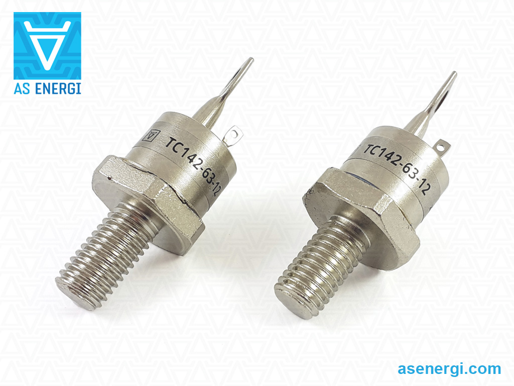 TC142-80-5 (TS142-80-5) Triac – Stud, Hard Lead (80A 500V) Symmetrical ...